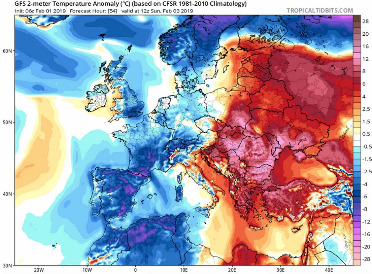 Big freeze: Cold weather and snow to sweep western Europe this weekend ...