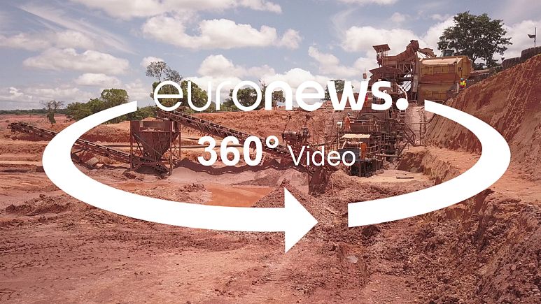 Take a 360° tour of an Angolan diamond mine | Euronews