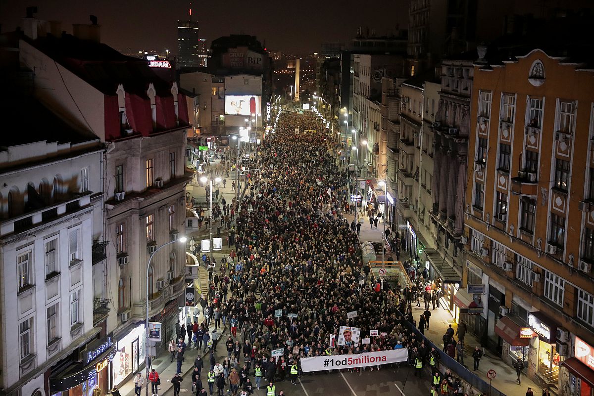 Balkans on the brink: Tense protests flood Montenegrin, Serbian and ...