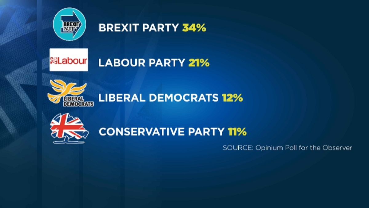 Support for new Brexit Party surges amid voter backlash | Euronews