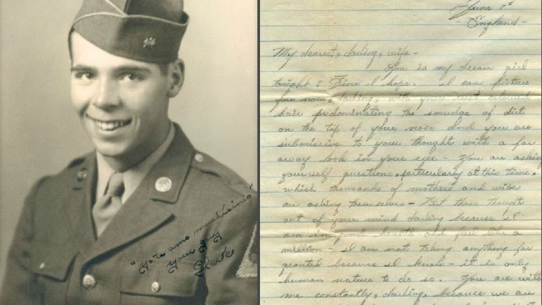 D-Day soldier's letters to wife reveal endurance of love during war ...