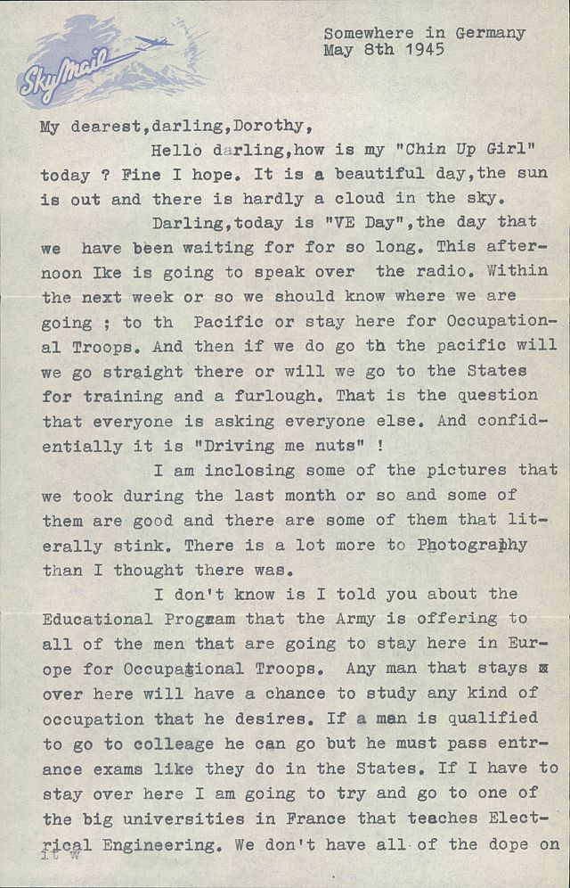 D-Day soldier's letters to wife reveal endurance of love during war ...