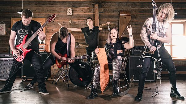 Watch: Heavy Metal Knitting World Championships from Finland | Euronews