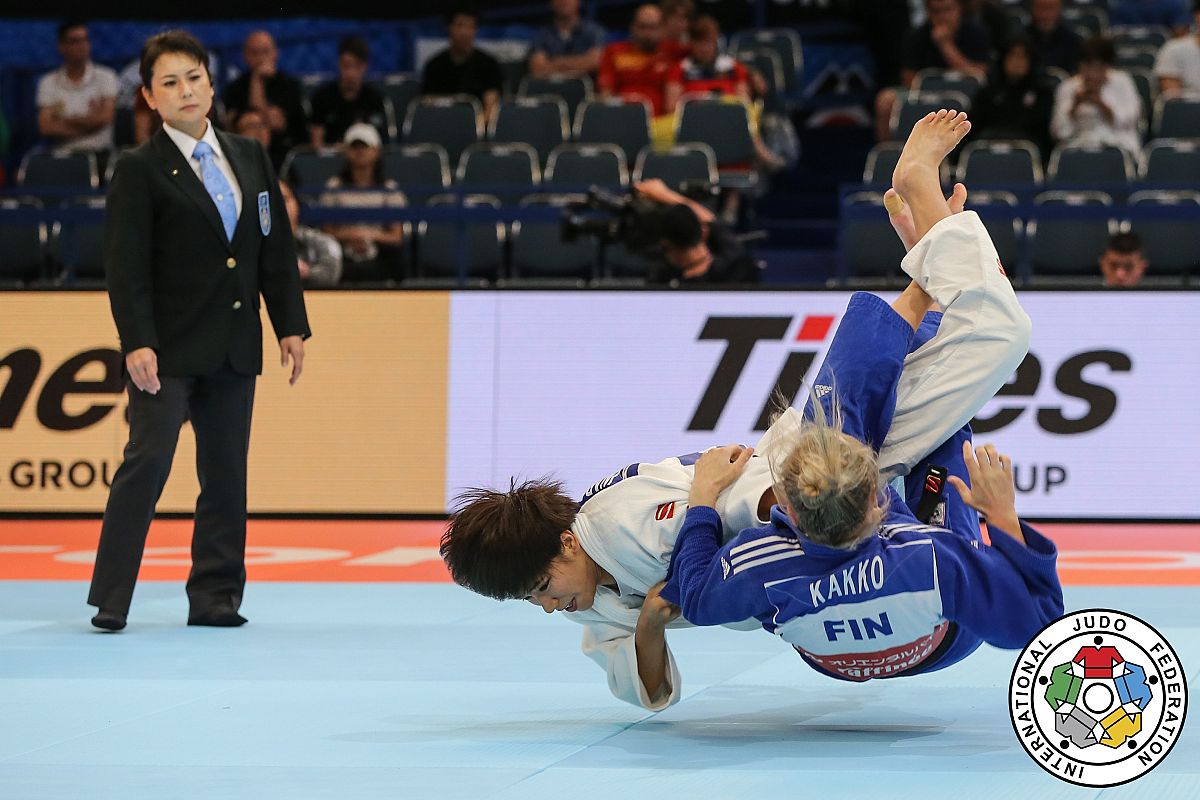 Double gold as Japanese judokas dominate Day 2 of World Championships ...