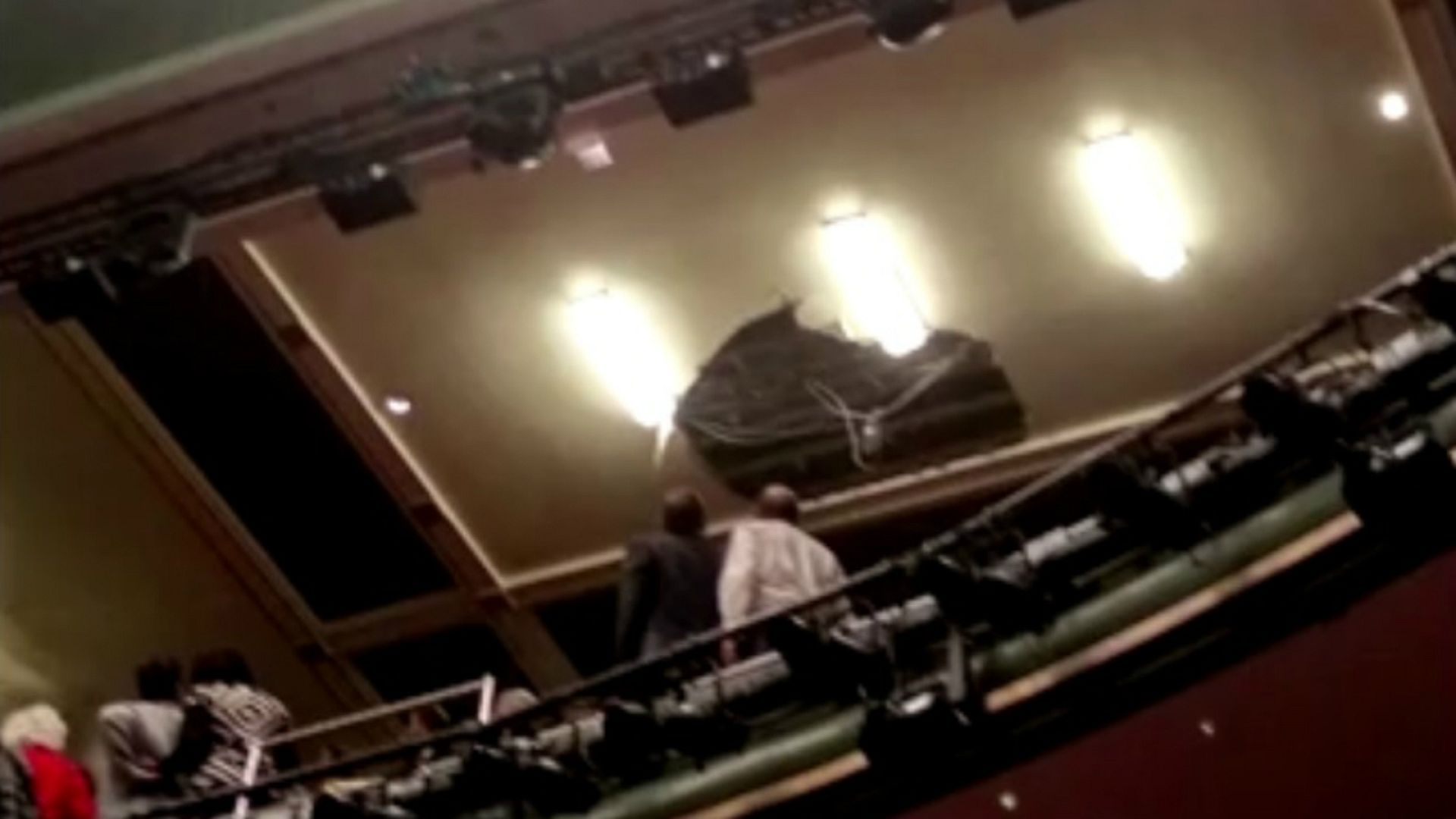 Five people injured as roof of London theatre partially collapses on ...