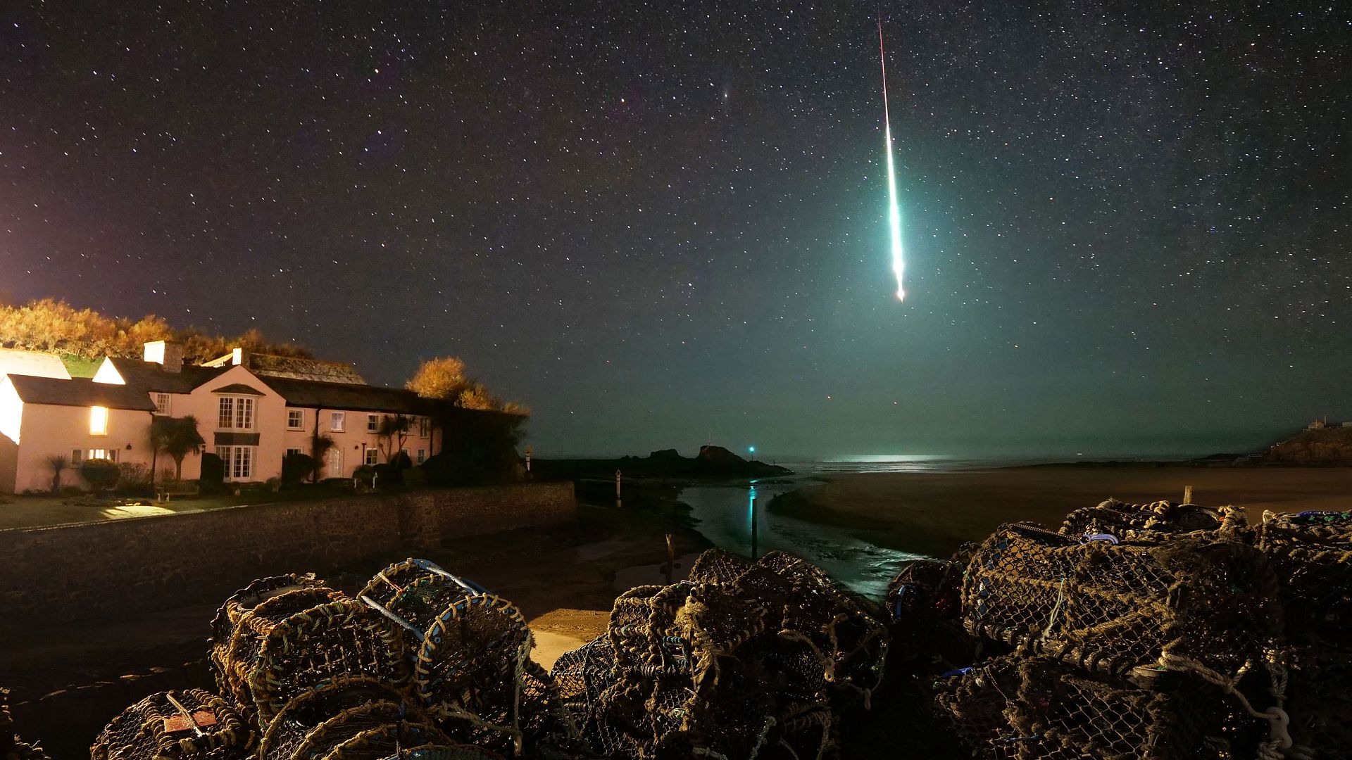 Impresionantes imágenes de la entrada de un meteorito en la atmósfera ...