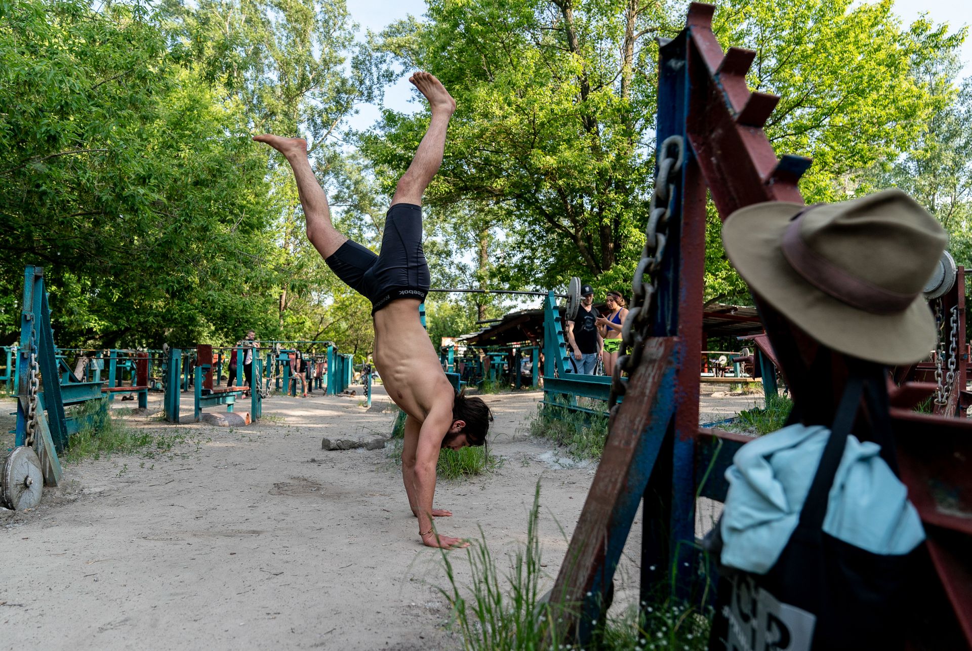 In pictures: Kyiv's legendary 'Kachalka' outdoor gym comes back to life ...