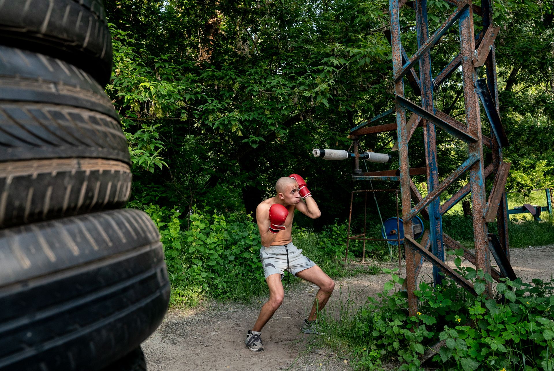 In pictures: Kyiv's legendary 'Kachalka' outdoor gym comes back to life ...