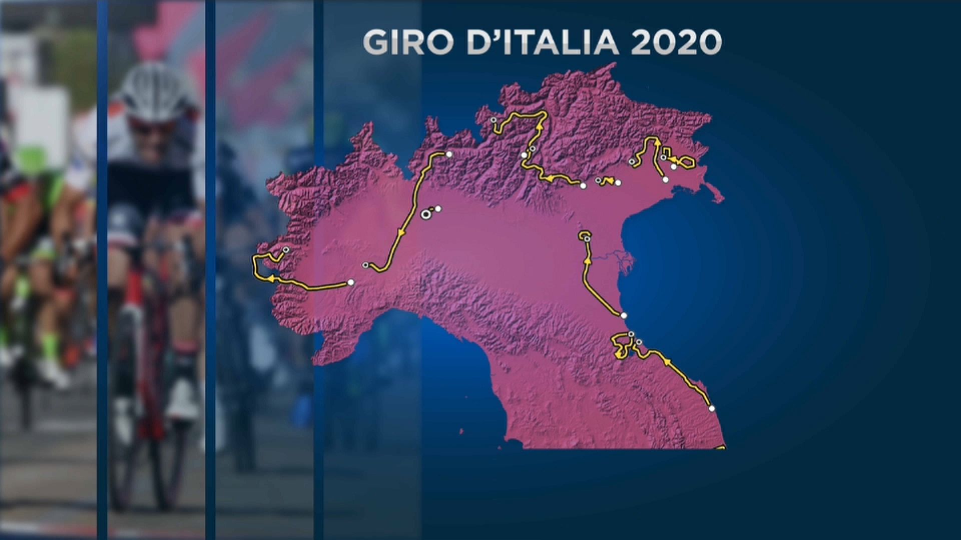 Tour d'Italie : le parcours dévoilé du Giro 2020 | Euronews
