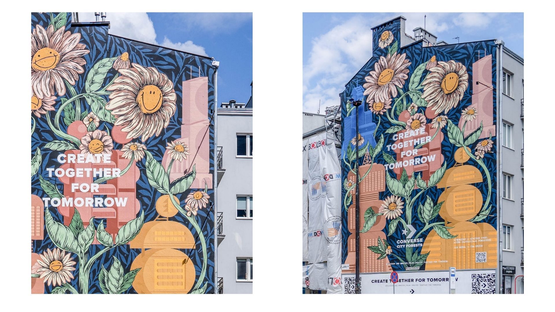 Smog-eating paint purifies air on this giant mural in Poland | Euronews