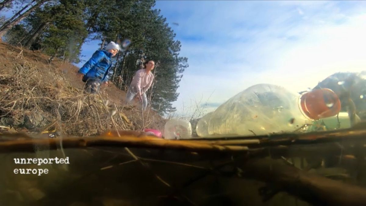 Illegal landfill sites along rivers in the Balkans are causing an ...