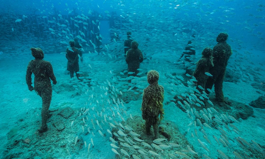 This underwater museum is protecting marine life in the Mediterranean ...