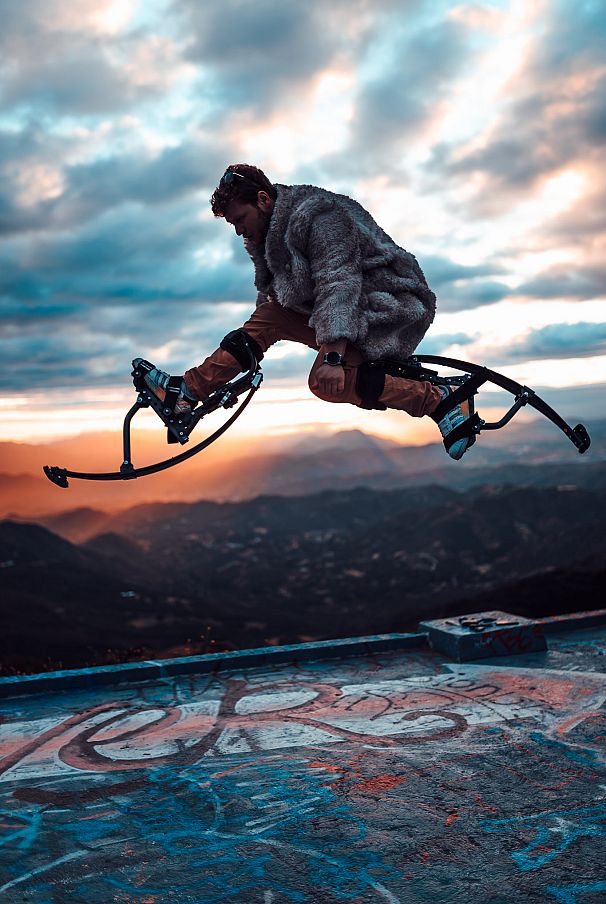 Meet the thrill-seeker famous for running the fastest 100 metres on ...