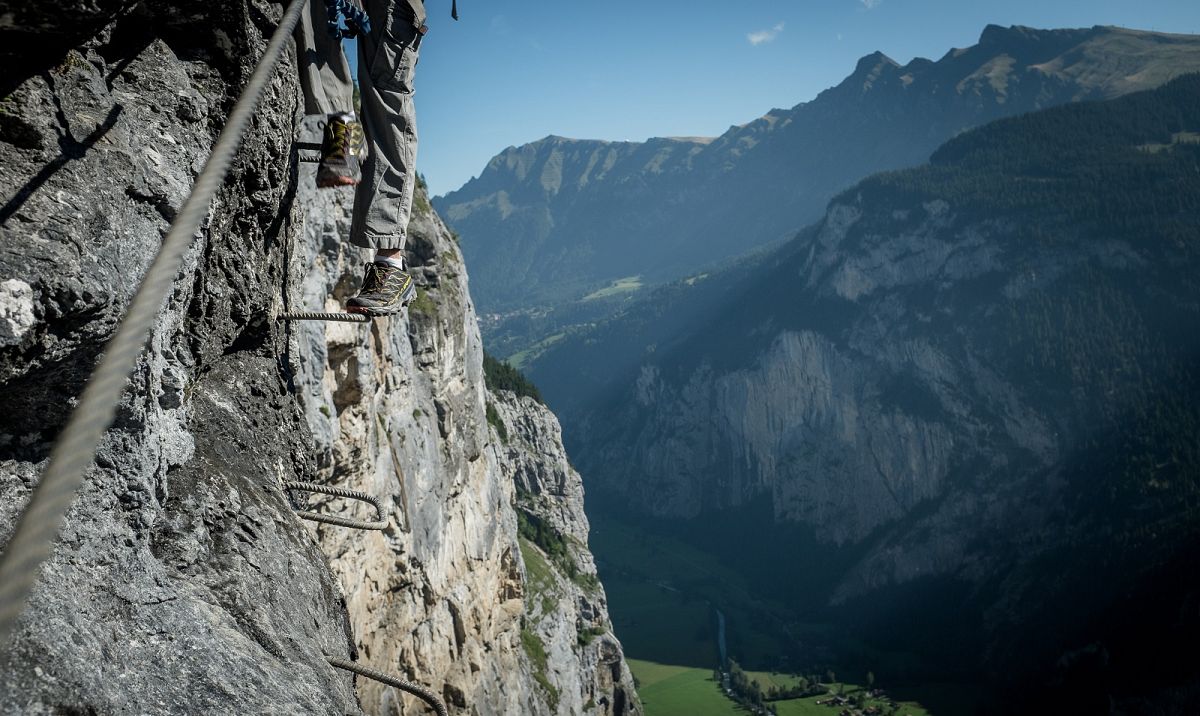 Via ferrata are the perfect combination of adventure and stunning views ...