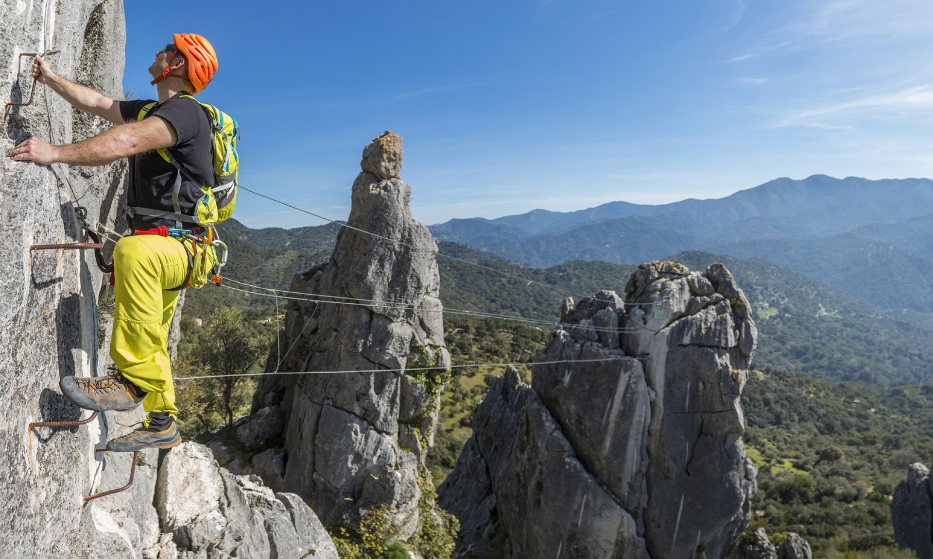 Via ferrata are the perfect combination of adventure and stunning views ...