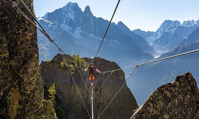 Via ferrata are the perfect combination of adventure and stunning views ...