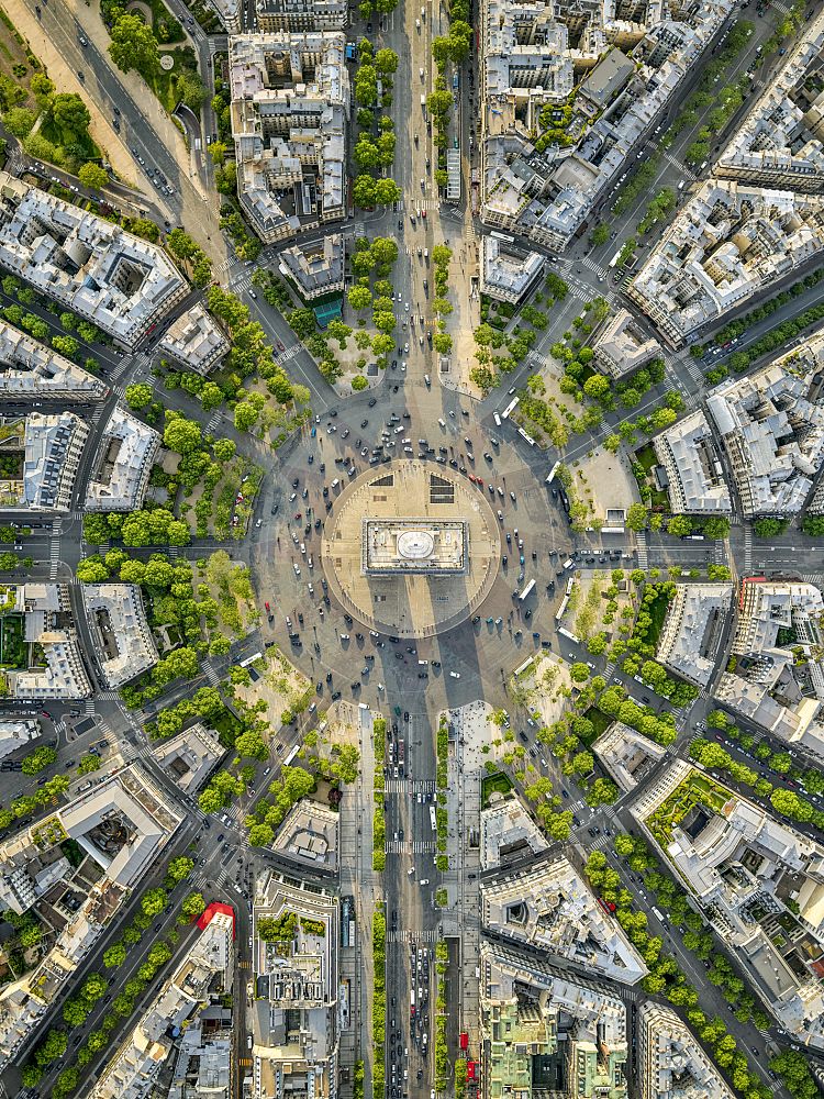 Paris from the Sky: Photographer captures extraordinary aerial shots of ...