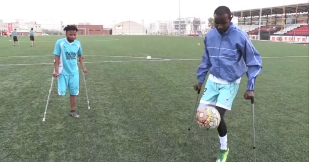 Kenyan amputee football star joins Turkish team | Africanews