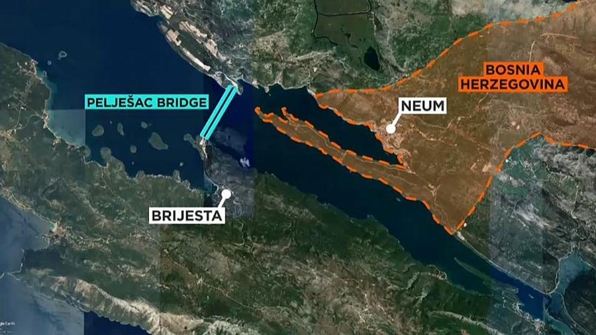 Croatia celebrates as €420m bridge on Adriatic coast nears completion ...