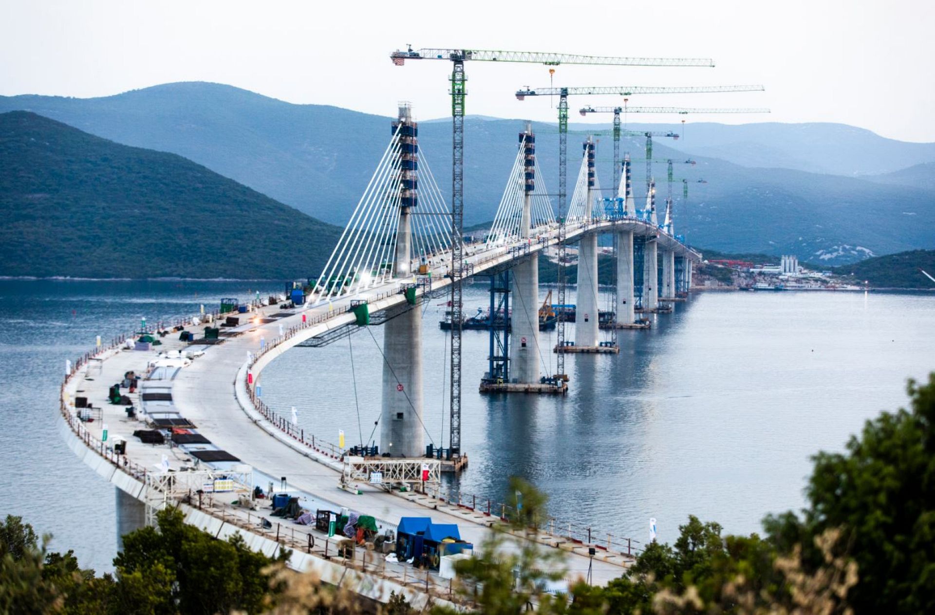 Croatia celebrates as €420m bridge on Adriatic coast nears completion ...