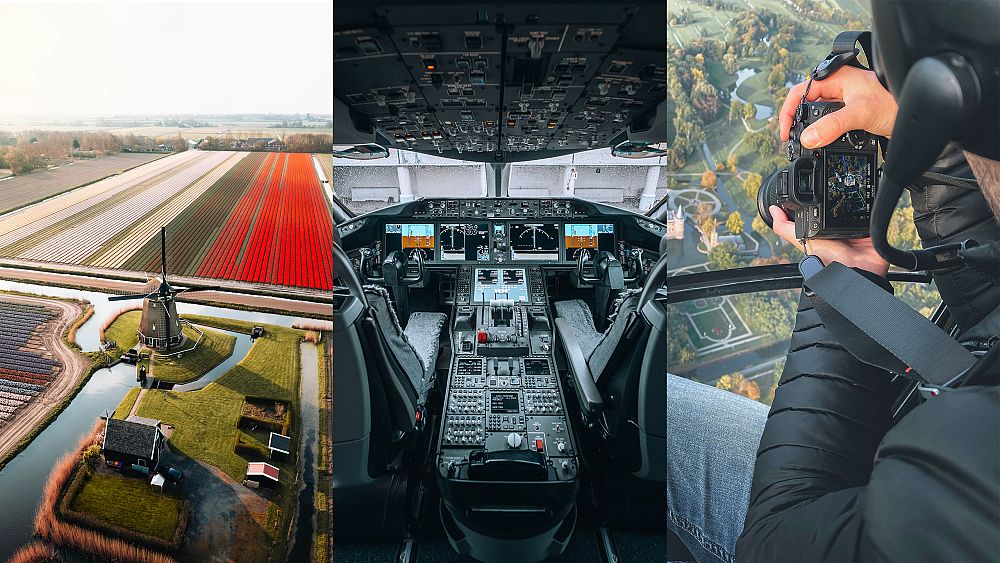 These incredible photos show a commercial pilot's view from the cockpit ...
