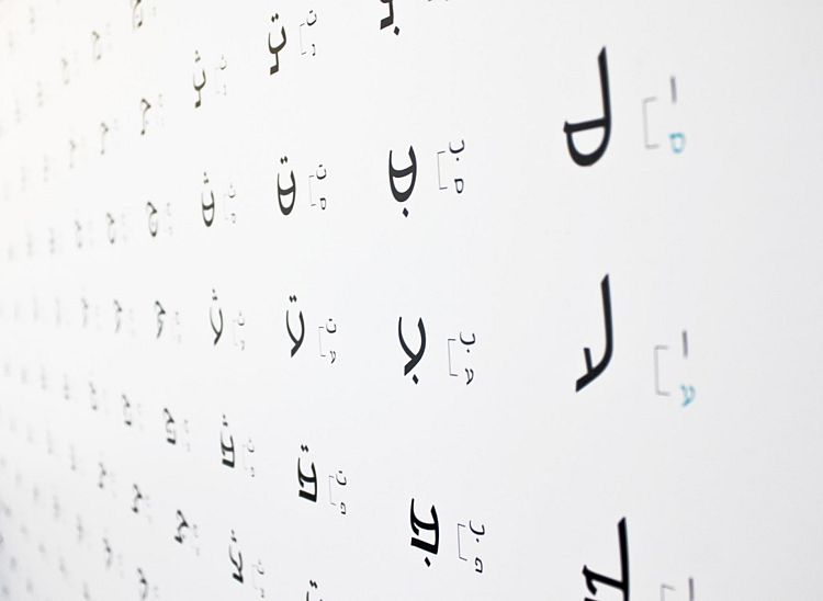 İbranice ve Arapça'yı birleştiren Aravrit alfabesi birlikte yaşamayı ...