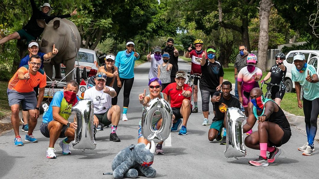 'Rhino lady': This runner completed 102 half marathons to save the ...