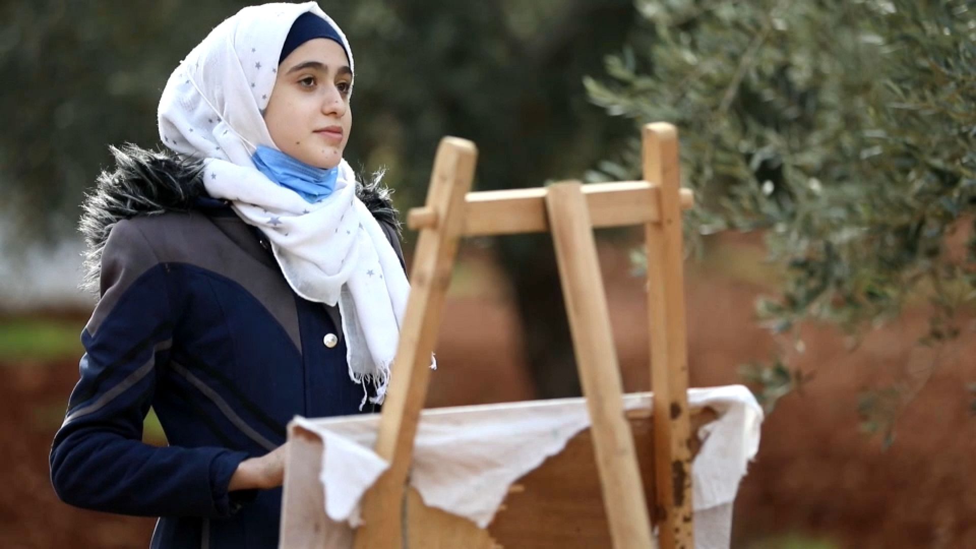 'I paint hope': Young Syrian painter dreams of a European escape | Euronews
