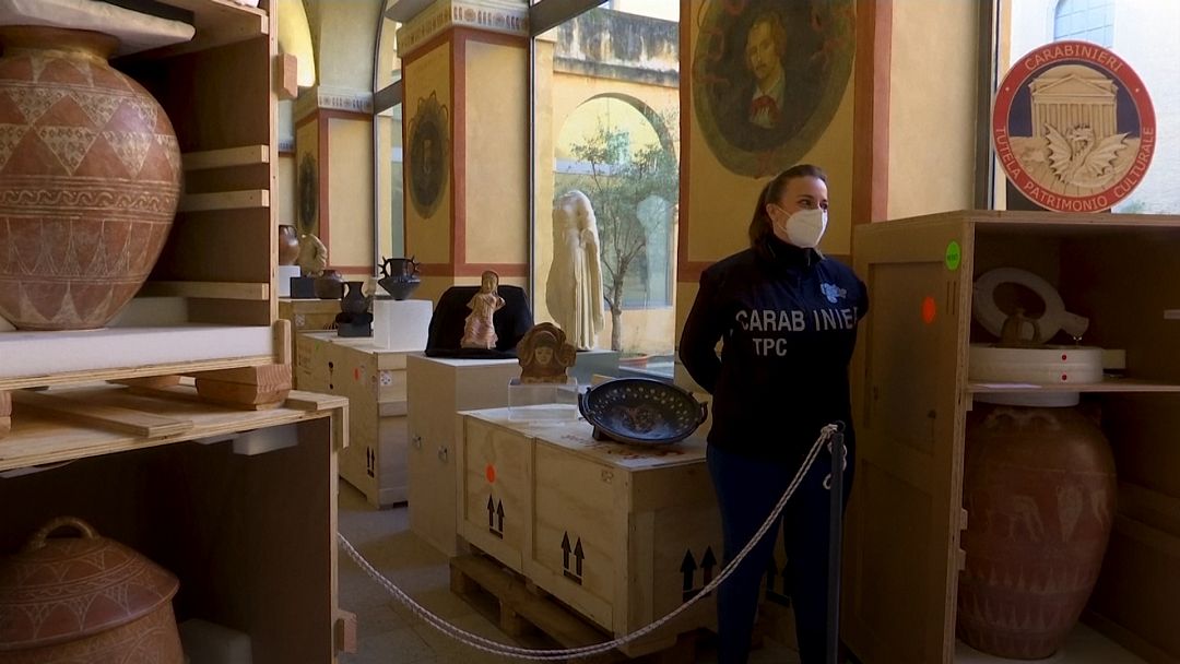 Italy recovers €10 million worth of stolen artworks from around the ...