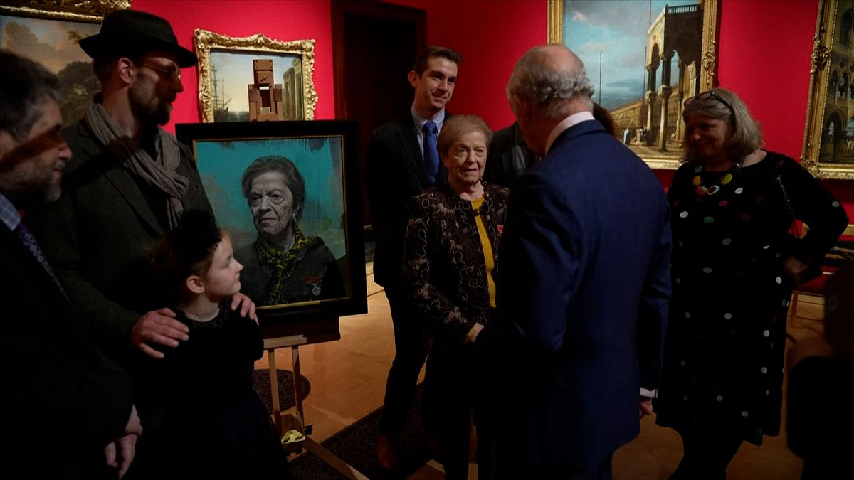 Prince Charles unveils portrait series honouring Holocaust survivors ...