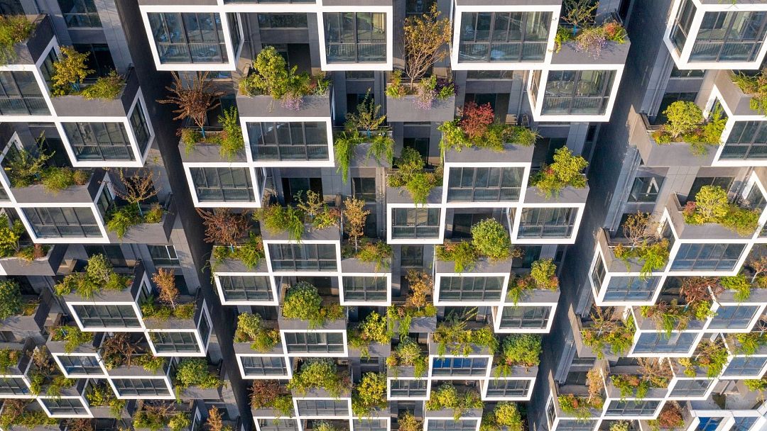 China's first vertical forest - home to 500 people and 5,000 trees ...