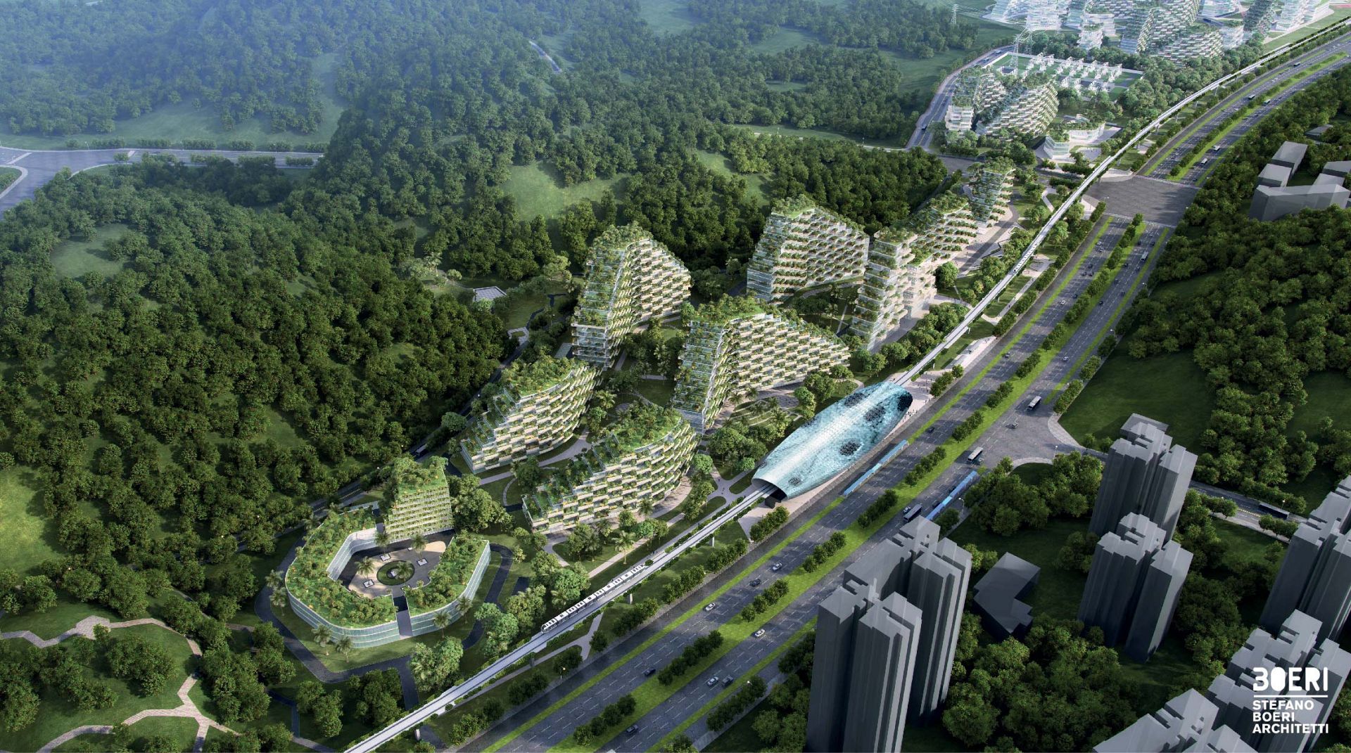 Take a look inside China's first vertical forest - home to 500 people ...