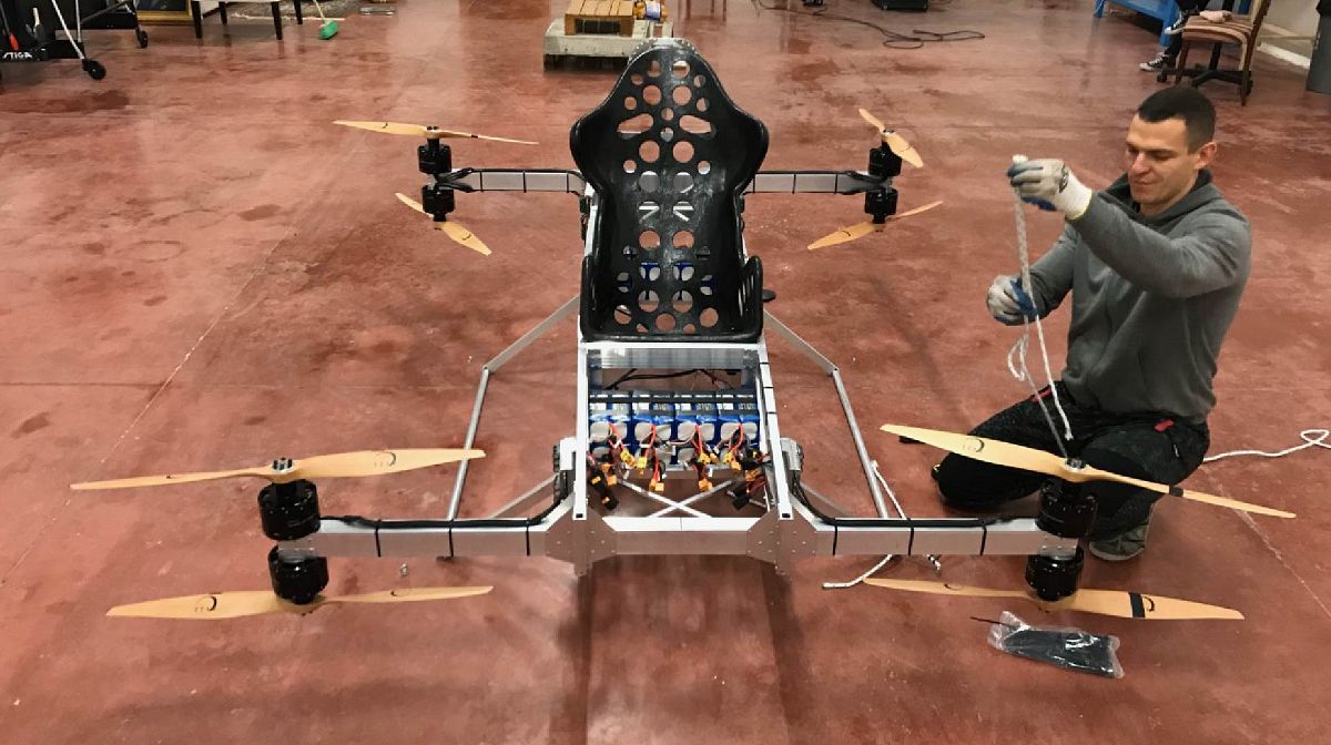 This Swedish company has built a fully electric 'flying car' it says ...