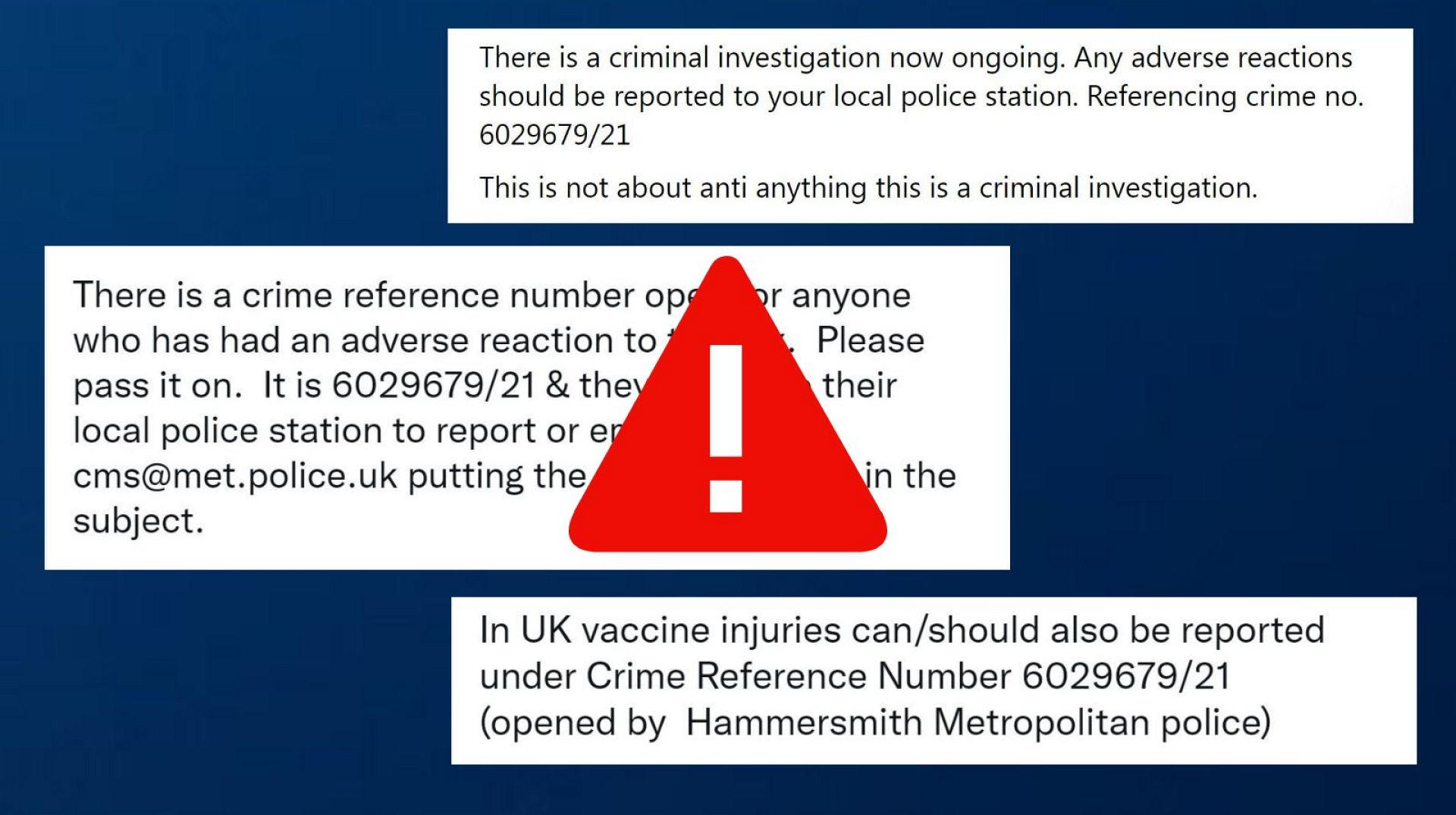 Fact check: UK police are not investigating COVID-19 vaccine programme ...