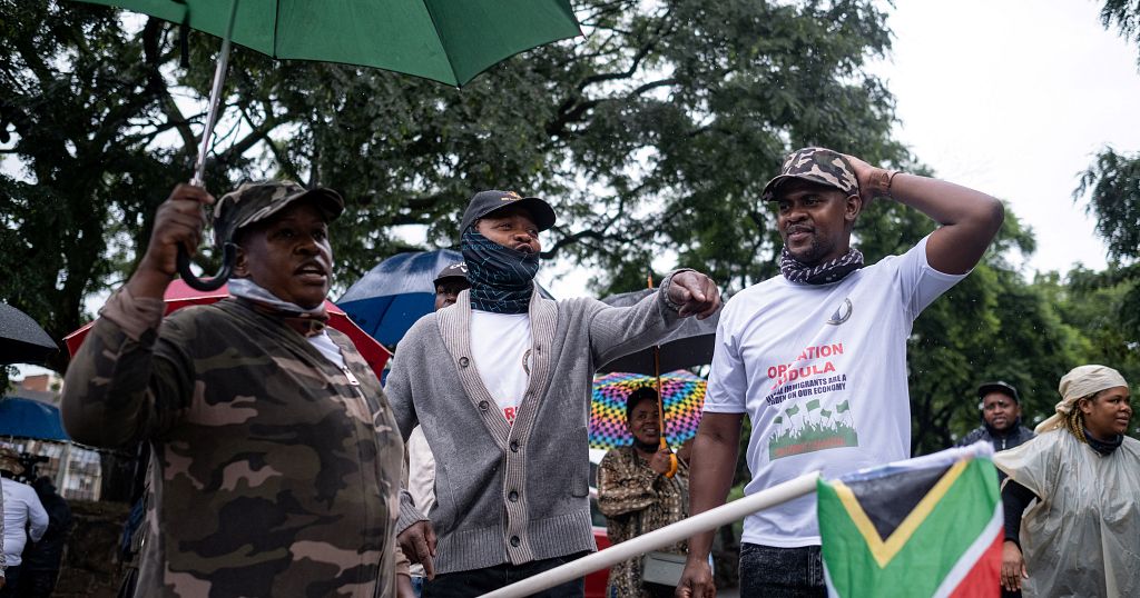 South Africa: Thousands join 'Operation Dudula' protest against migrant ...