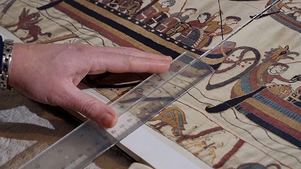 Meet the woman making a Bayeux Tapestry replica on her own from scratch ...