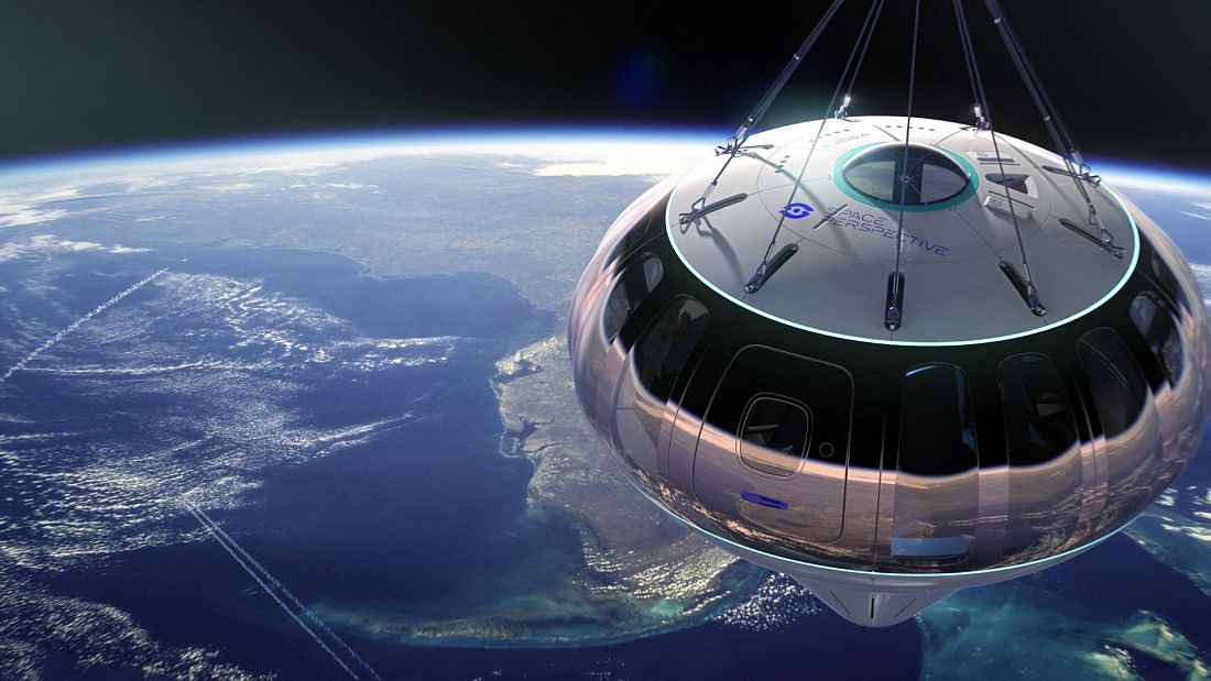 Passengers will soon be able to travel to space in a giant, floating ...