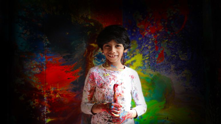 Meet Advait Kolarkar: the 8-year-old art prodigy unveiling his first ...