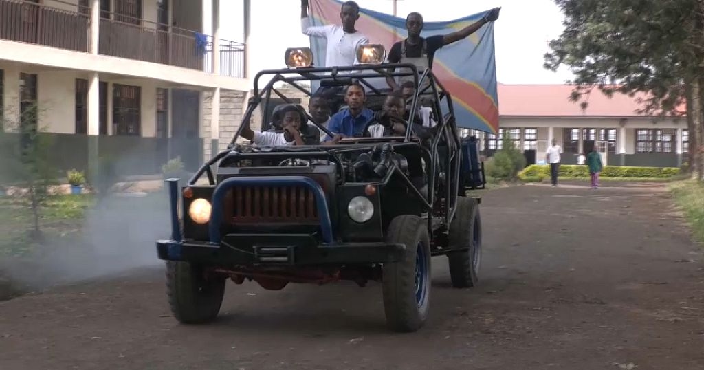 Eastern DRC students build car using waste material | Africanews