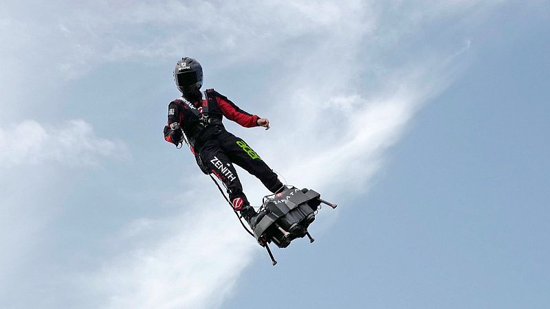 French inventor Franky Zapata says he is doing well after jetpack lake ...