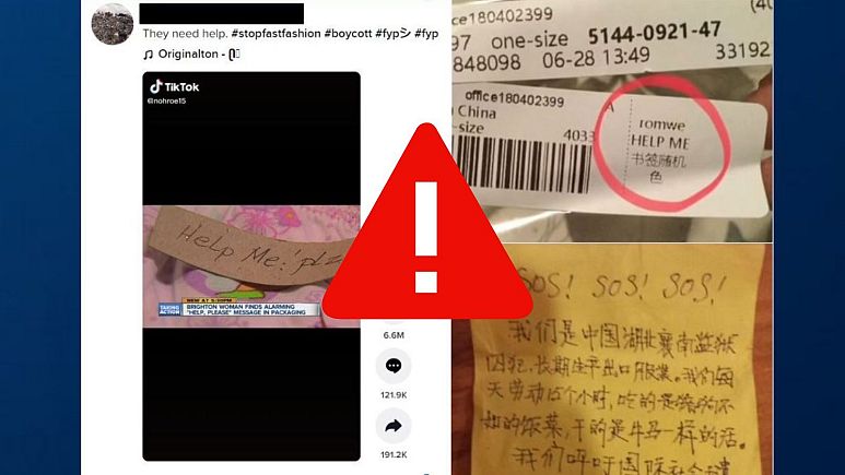 Viral TikTok video misleadingly accuses clothing company Shein of ...
