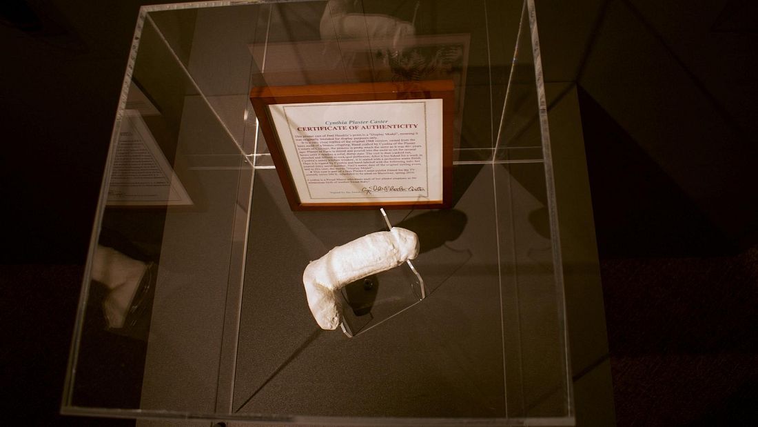 Cast of Jimi Hendrix's penis goes on show in Iceland, latest member of ...