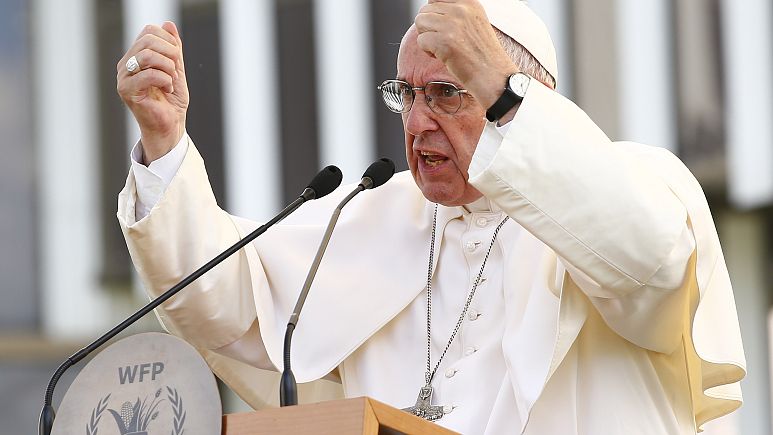 Pope tells young people that eating meat is part of a ‘self-destructive ...