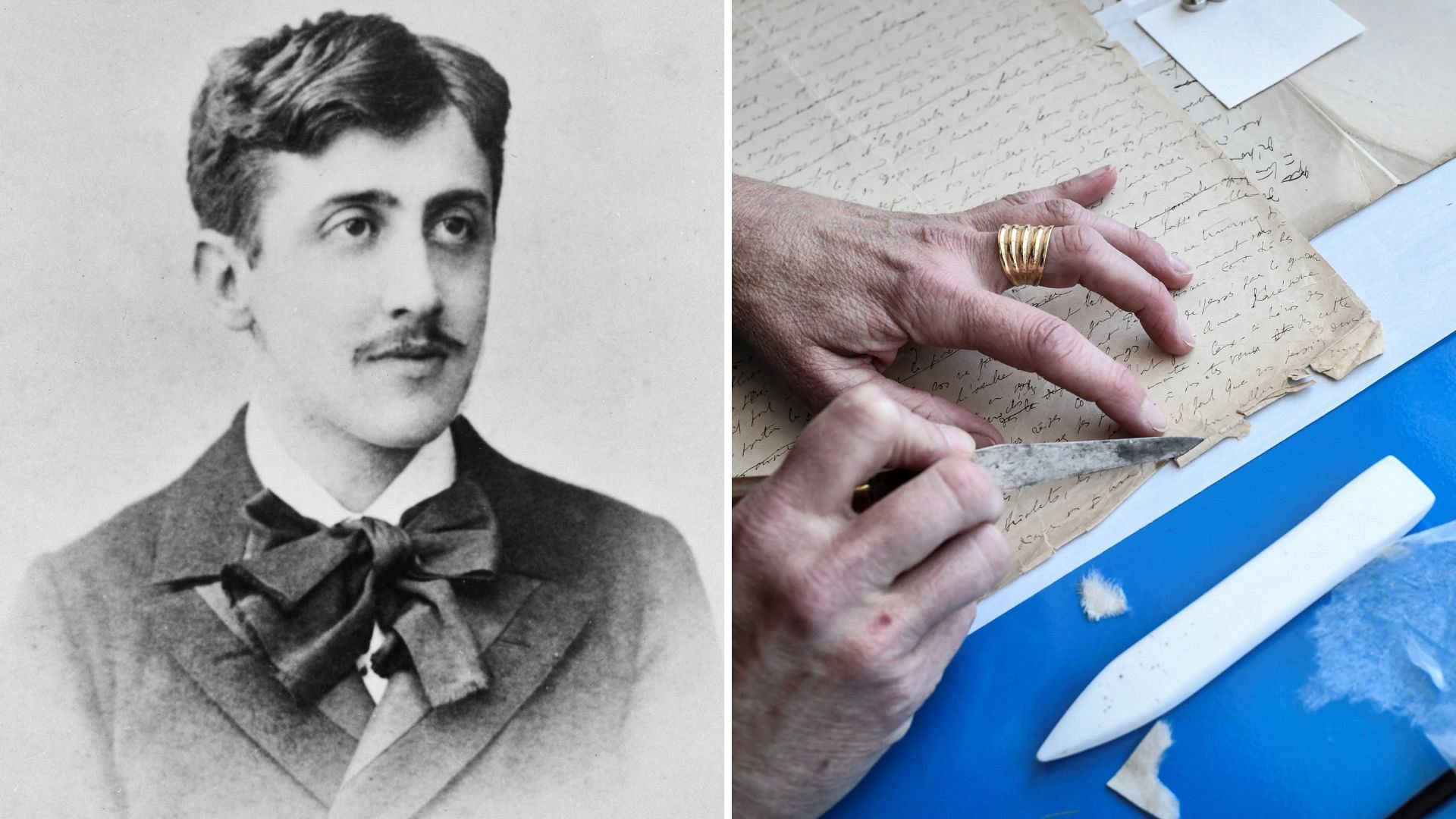 No time to lose: This unseen Proust manuscript is being painstakingly ...