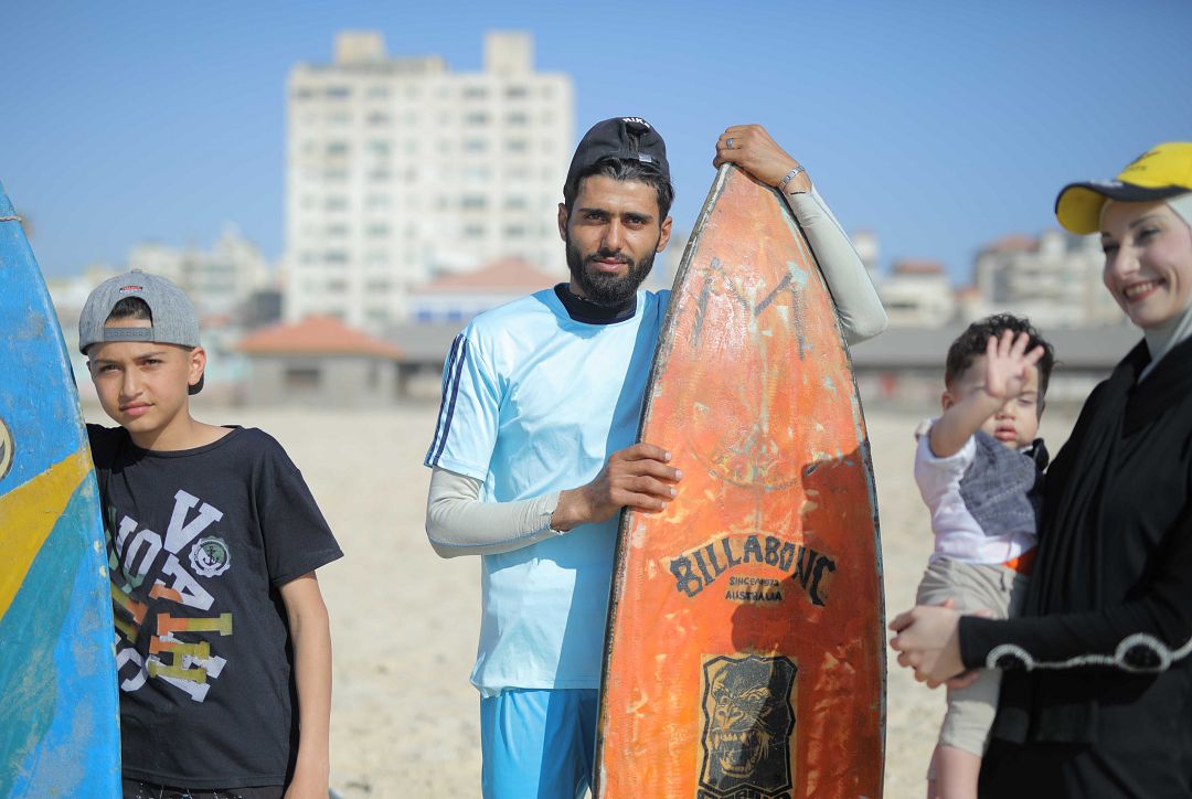 Meet the surfers who are making waves in the Gaza Strip | Euronews