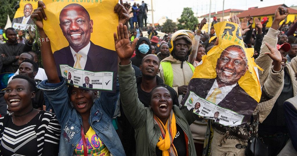 Ruto's supporters celebrate disputed election results | Africanews