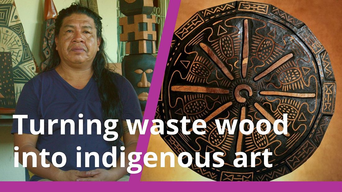 Meet the indigenous artist in Brazil turning urban junk into art | Euronews