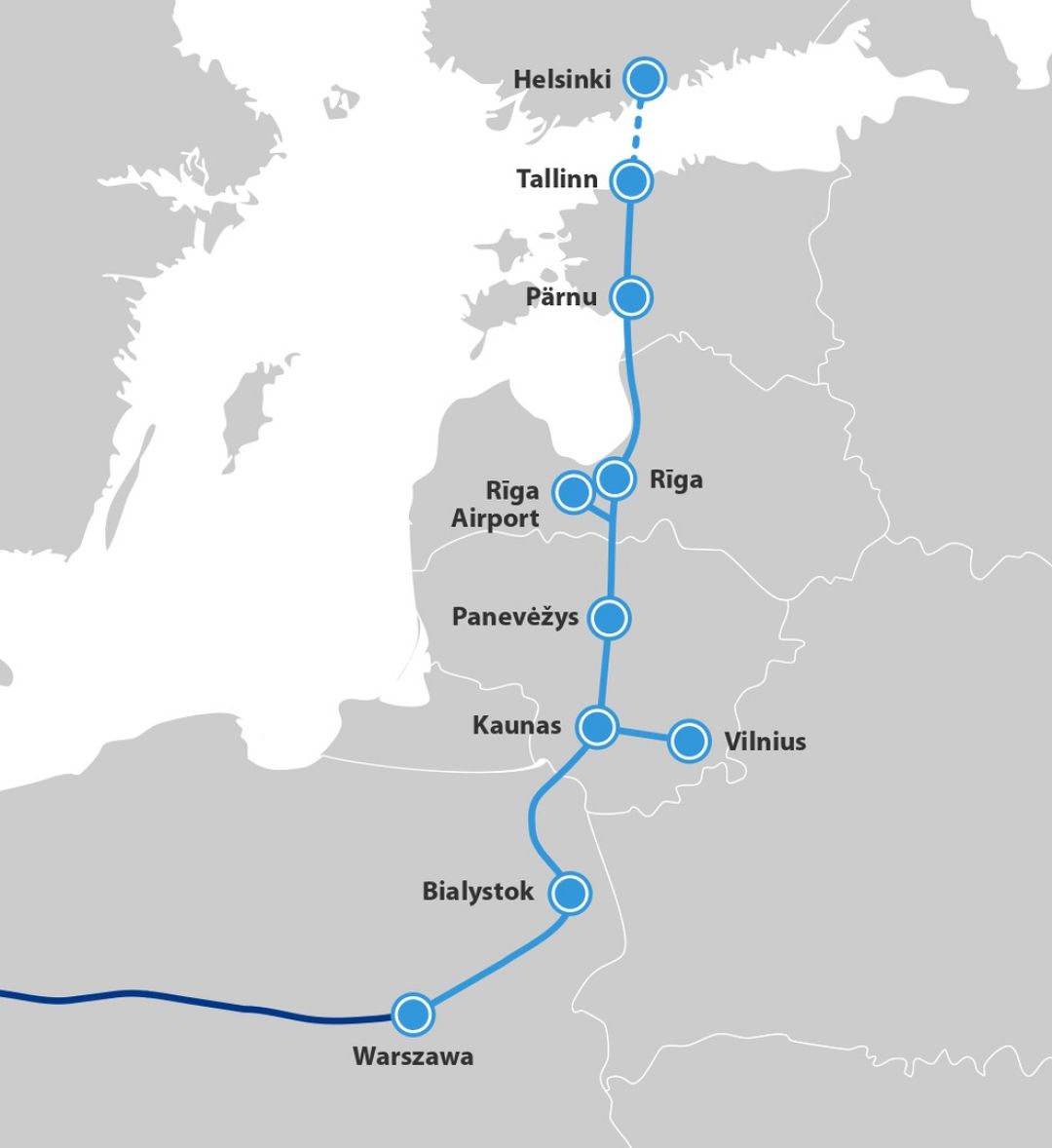 The high-speed railway that’s uncoupling the Baltic states from Russia ...