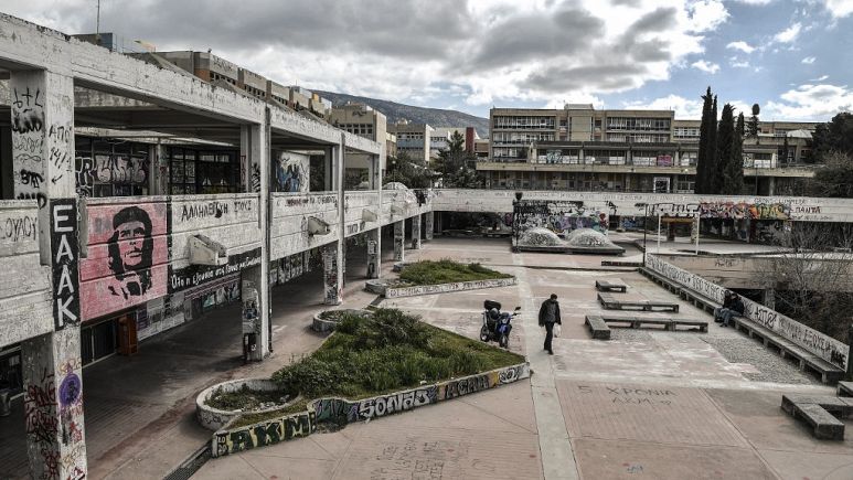 Greek police arrest dozens in drugs trafficking raid at an Athens ...