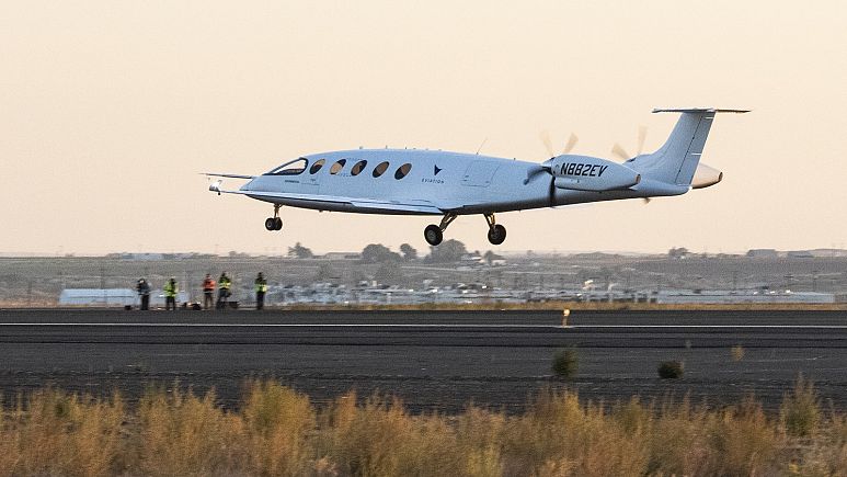 All-electric aircraft 'Alice' makes its first test flight in a ...